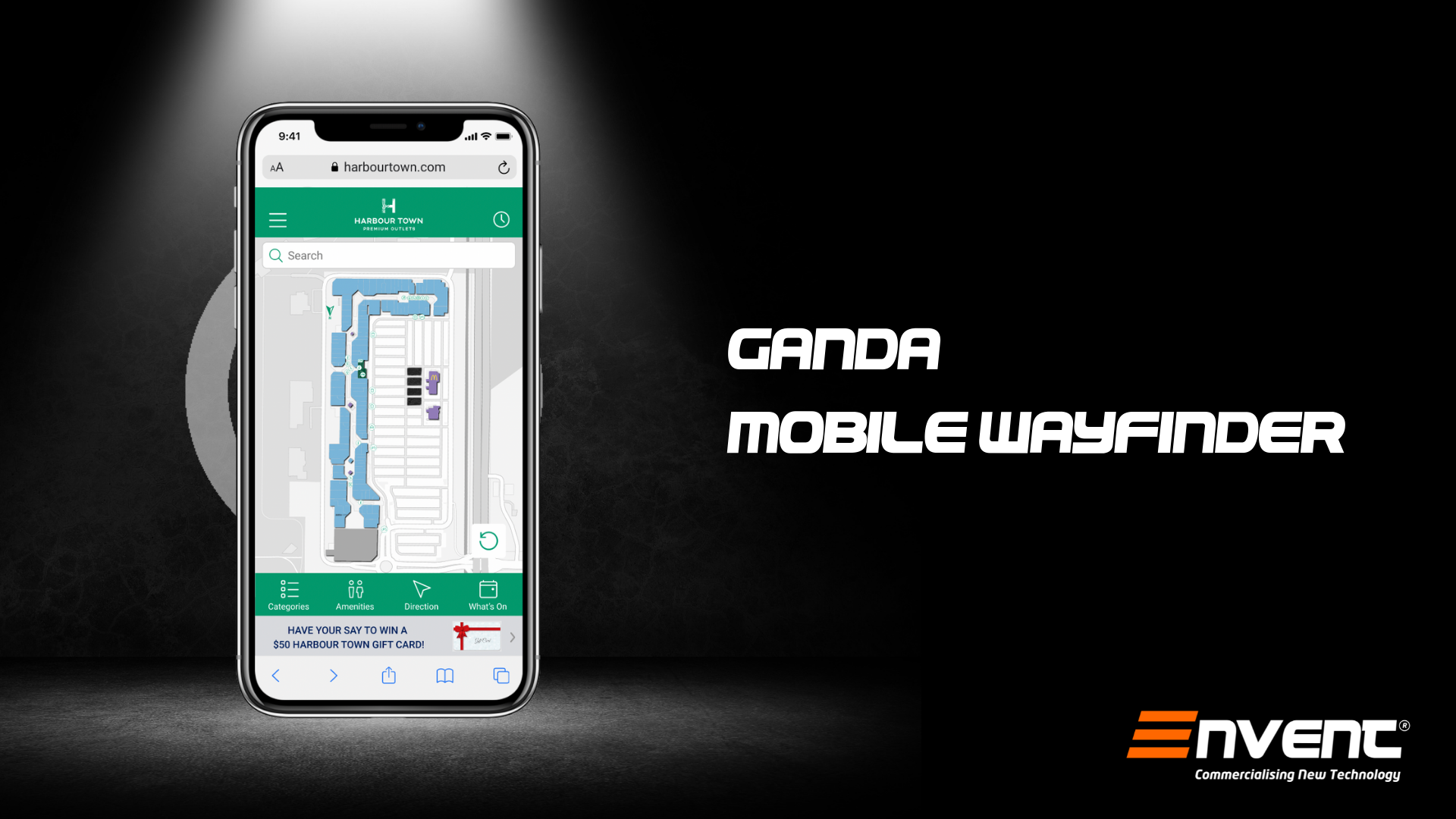 GANDA - Indoor Mobile Wayfinding | Envent